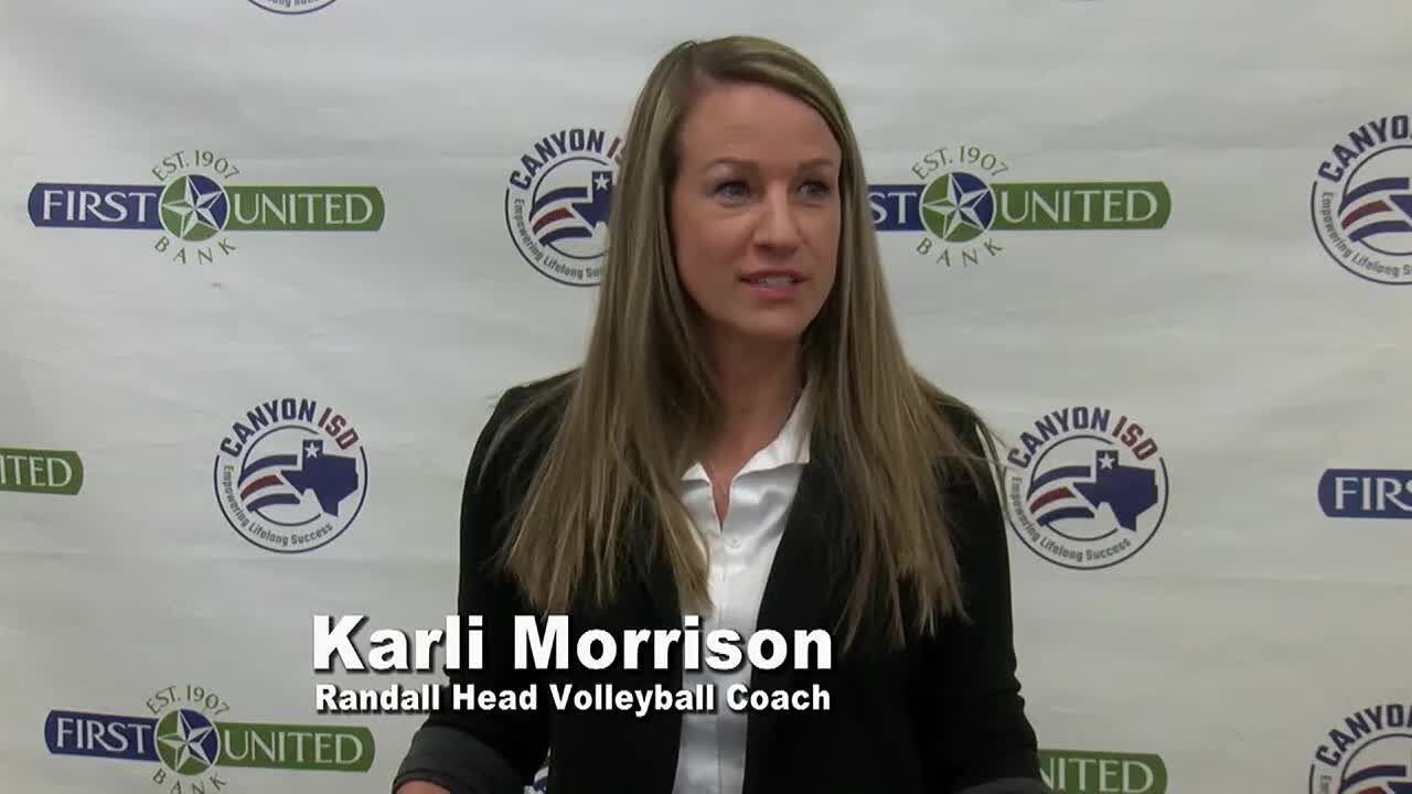 SPORTS DRIVE: Karli Morrison joins the Randall Lady Raiders volleyball ...