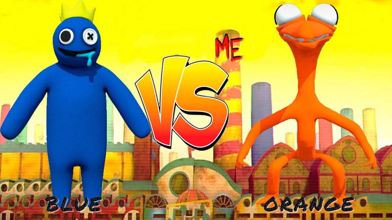 BLUE vs ORANGE | Rainbow Friends VS Rainbow Friends | Roblox Rainbow ...