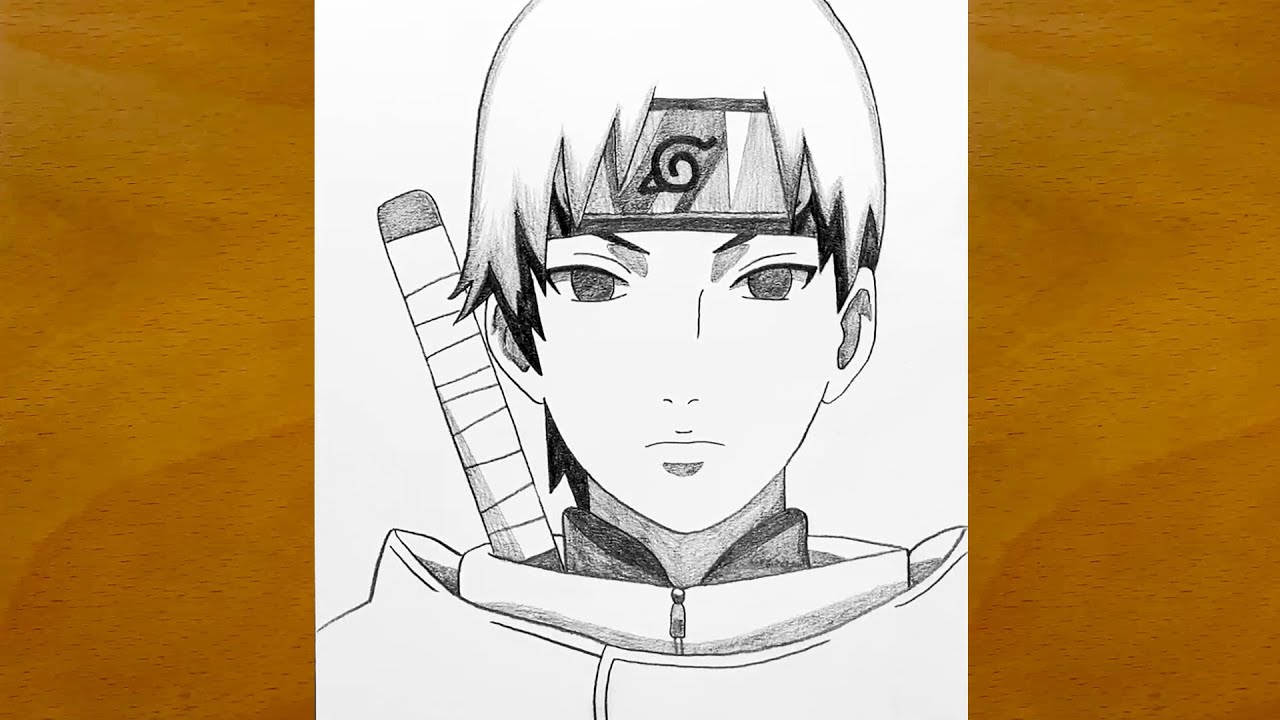 How to Draw Sai Yamanaka || Naruto Pencil Sketch || Step by Step Anime ...