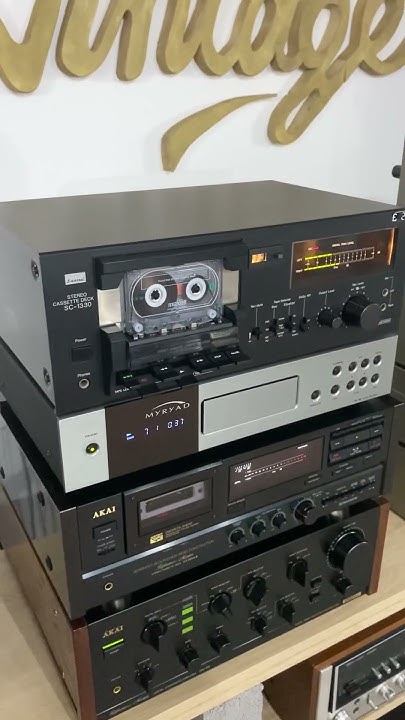 Sansui test rec and play , 220-240v UK version - YouTube