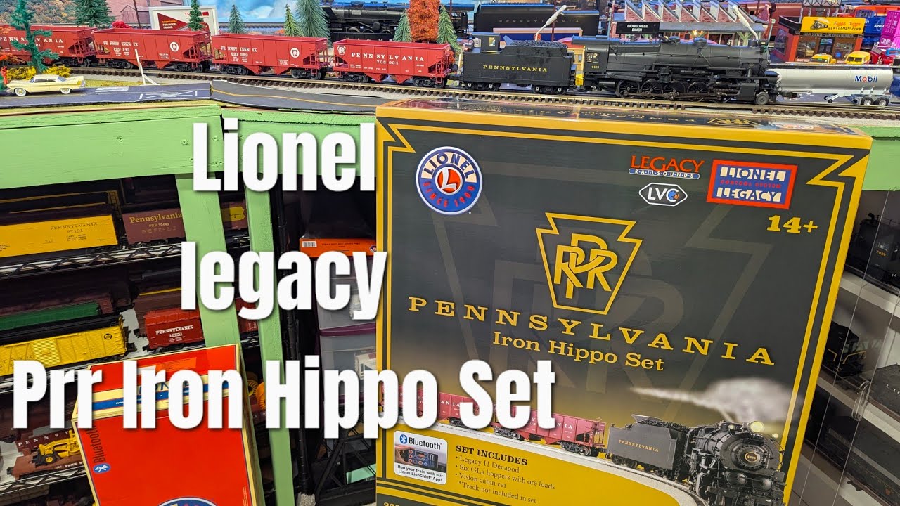 Lionel Legacy Iron Hippo Set - YouTube