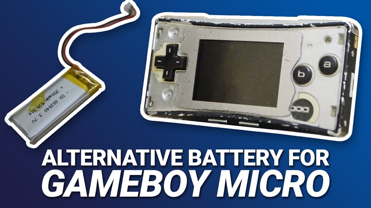 It's ALIVE!! Alternative Battery For Gameboy Micro - YouTube