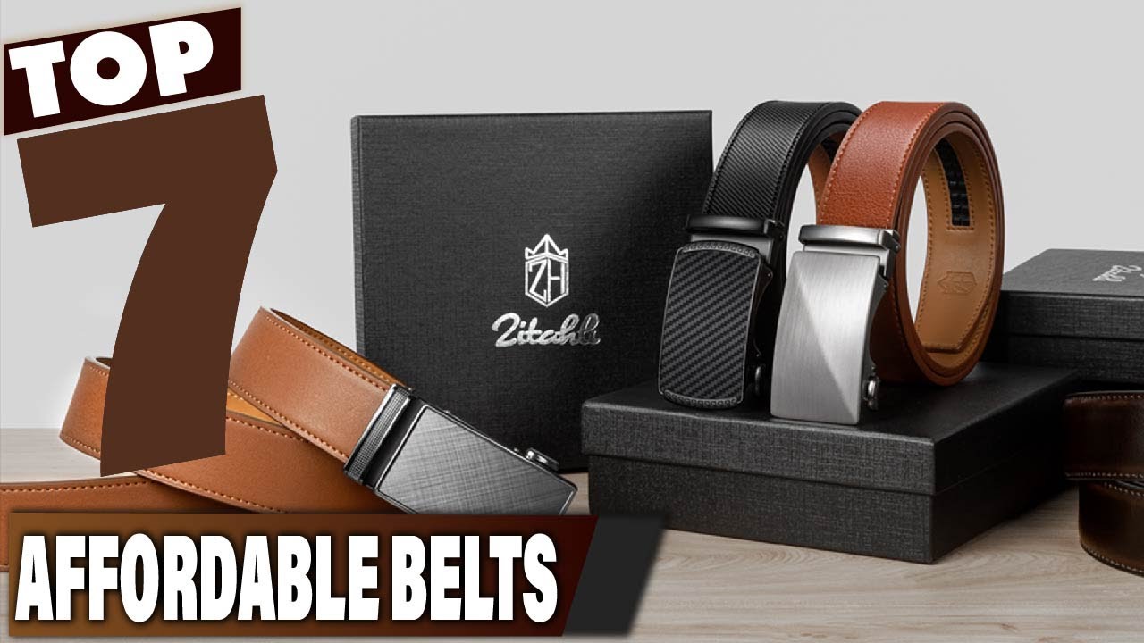 Budget-Friendly Fashion: Ranking the Top 7 Best Affordable Belts! - YouTube