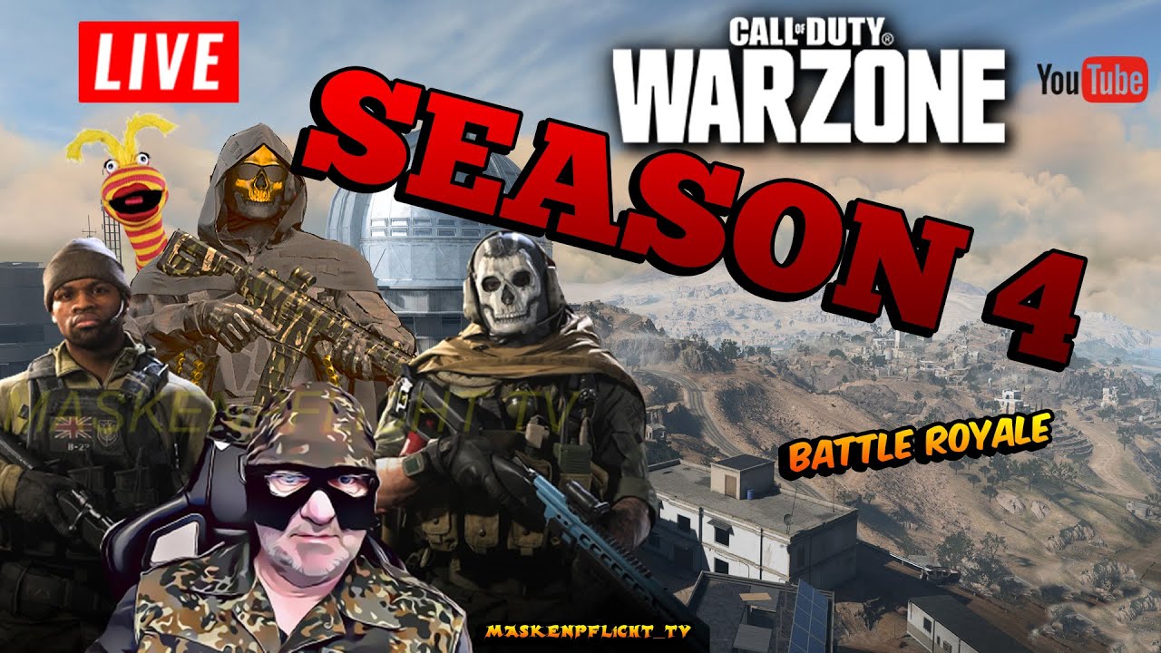 Call of Duty: Warzone Season4 🔴 Live Stream - YouTube