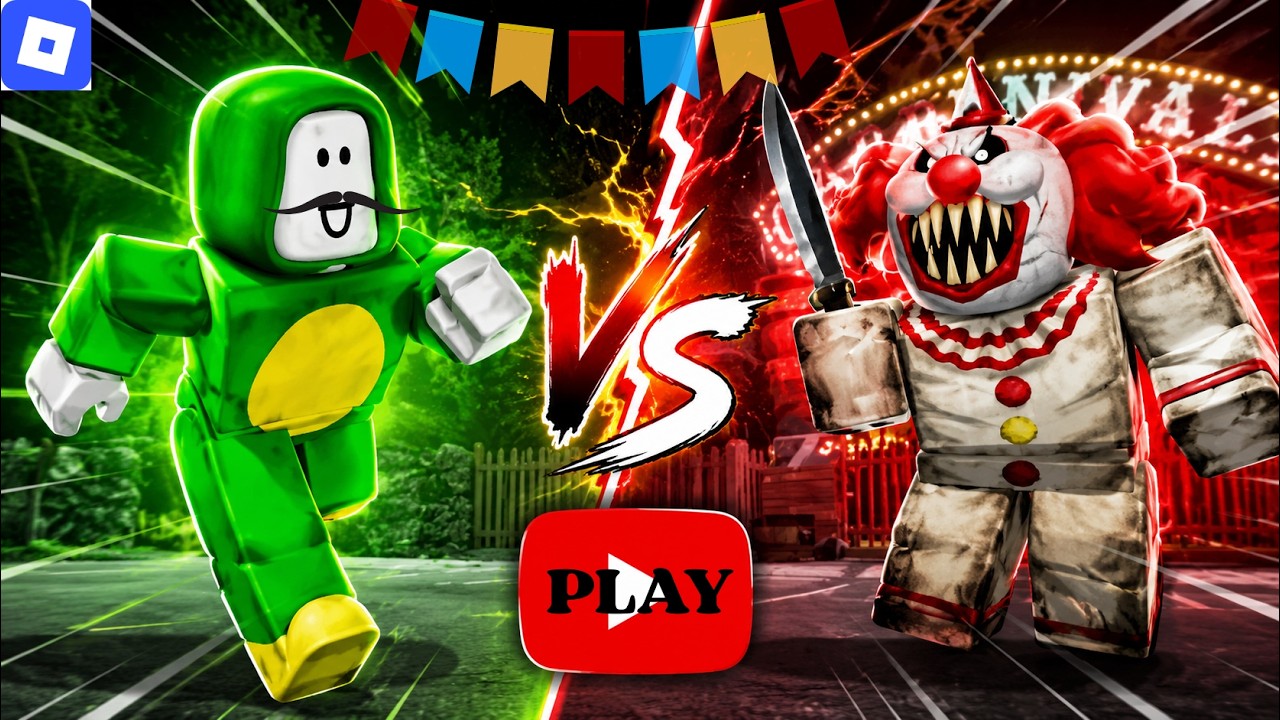 😱 ESCAPE THE CARNIVAL CLOWN OR DIE! Escape challenge Game #roblox # ...