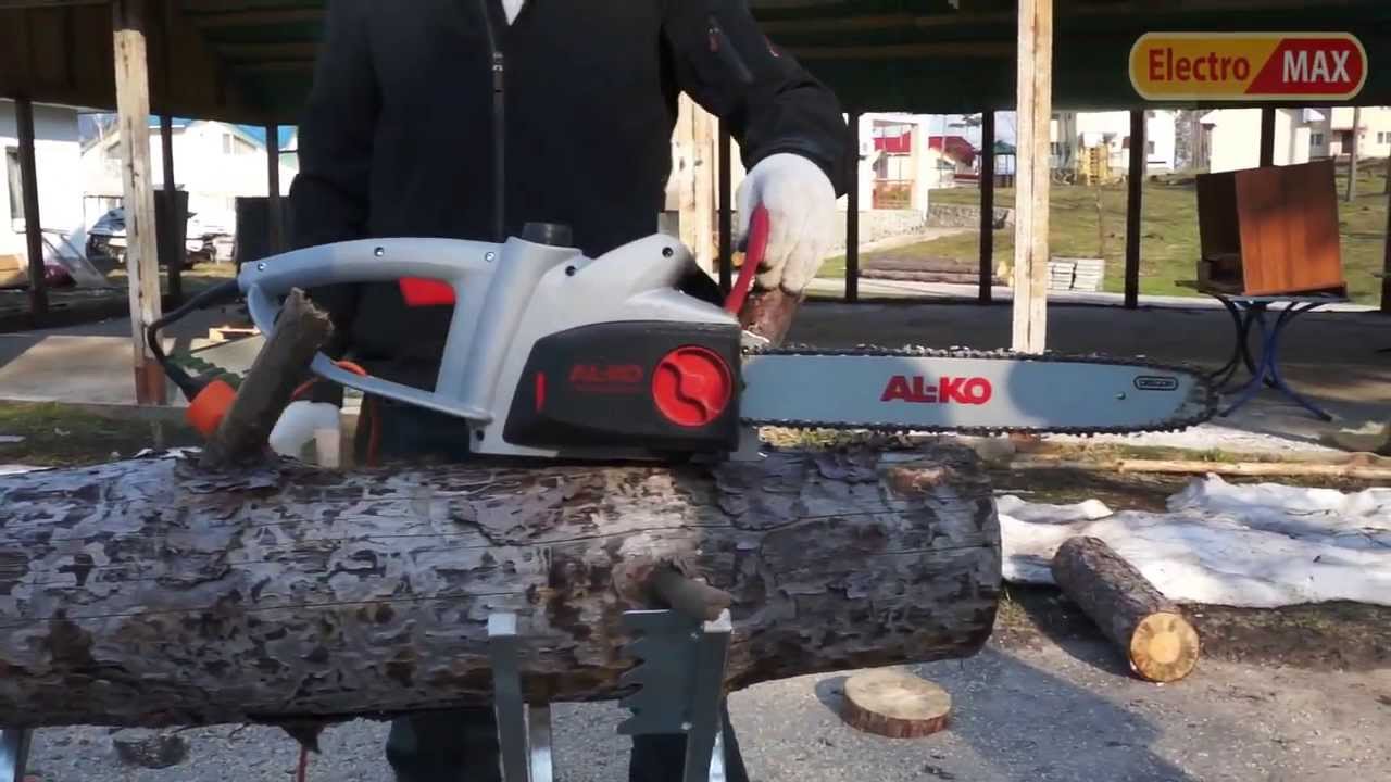 Пила электрическая Al ko 2200 - YouTube