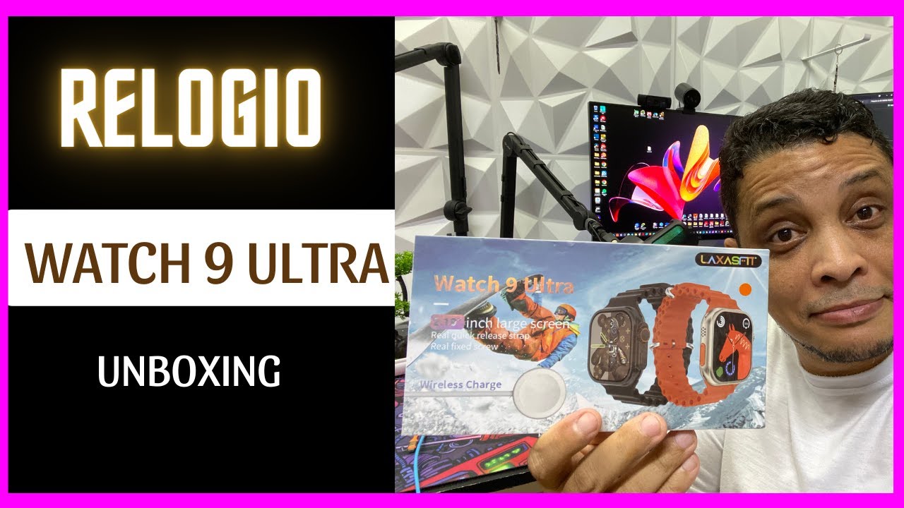 RELOGIO WATCH ULTRA 9 - UNBOXING - YouTube