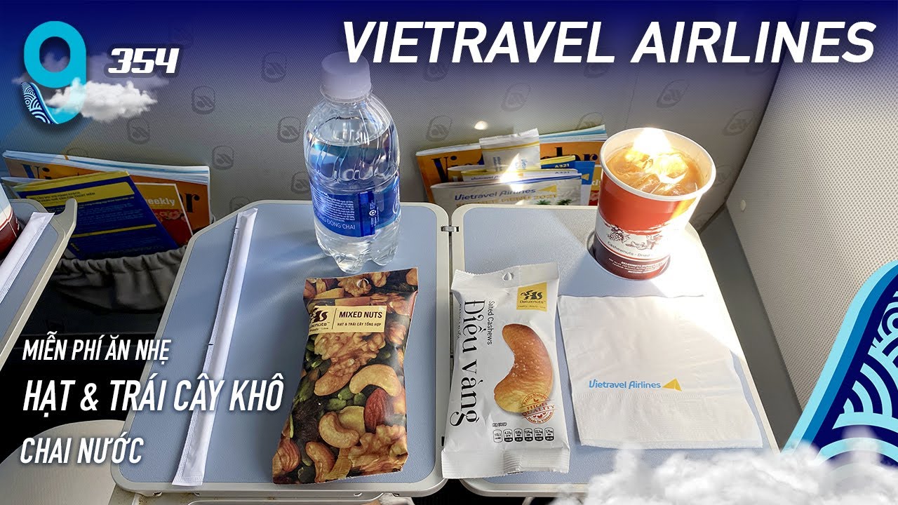 [M9] #354: Snack miễn phí trên chuyến bay Vietravel Airlines ...