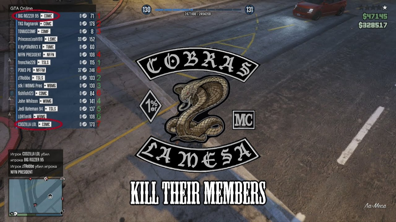 COBRAS MC run from WHITE BEARS MG & THE SAVAGES MC - YouTube
