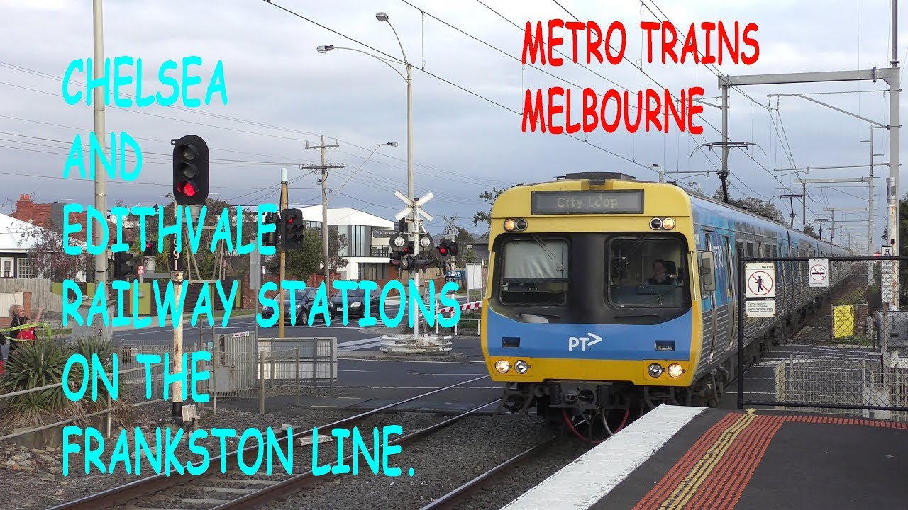 4K Metro Trains Melbourne - Chelsea Station Edithvale Station on the ...