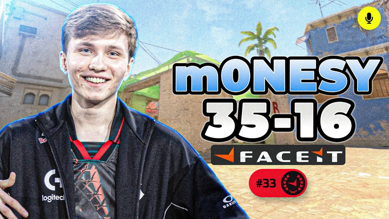 CS2 POV | m0NESY FACEIT Ranked (Mirage) with alpha - Voice Comms 35-16 - YouTube