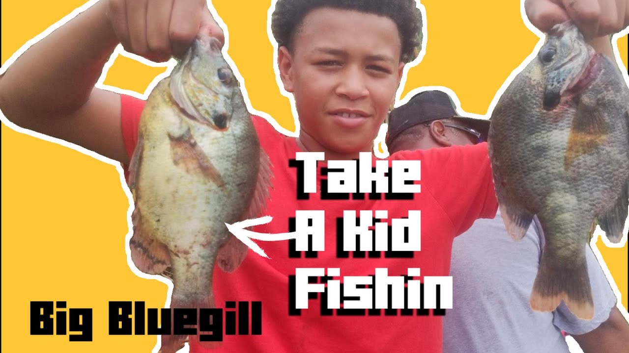 FIRST TIME Catching BIG BLUEGILLS!! #bluegill #fishing #takeakidfishing ...