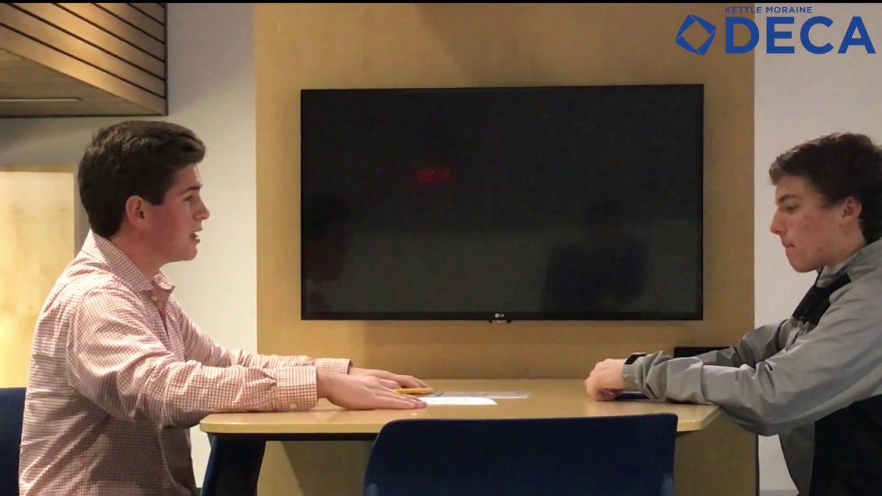 DECA Competition- Individual Event Example - YouTube