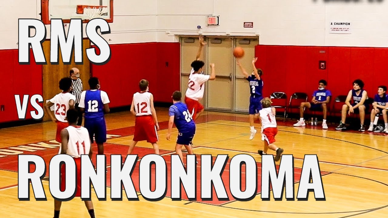 Brayden RMS Basketball (White) - Game 1 vs Ronkonkoma - YouTube
