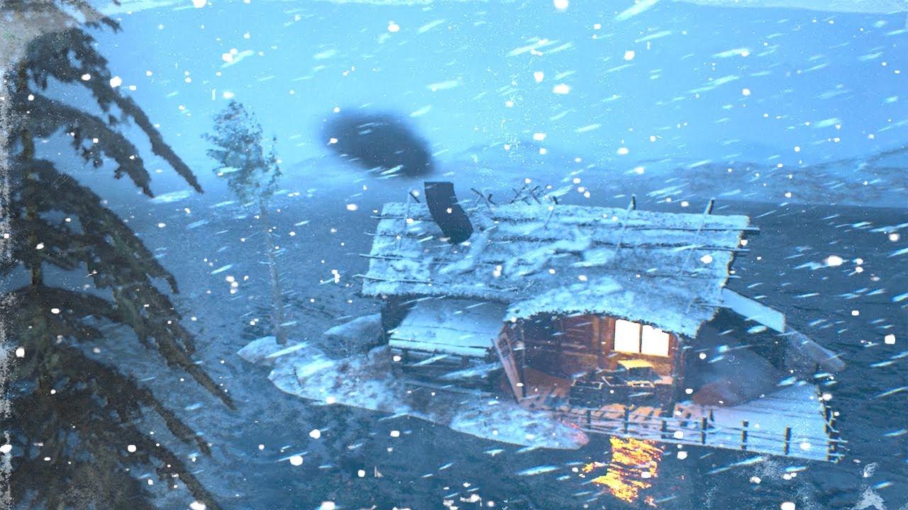 BRUTAL ARCTIC WIND with EXTREME COLD and blizzard for sleeping ...
