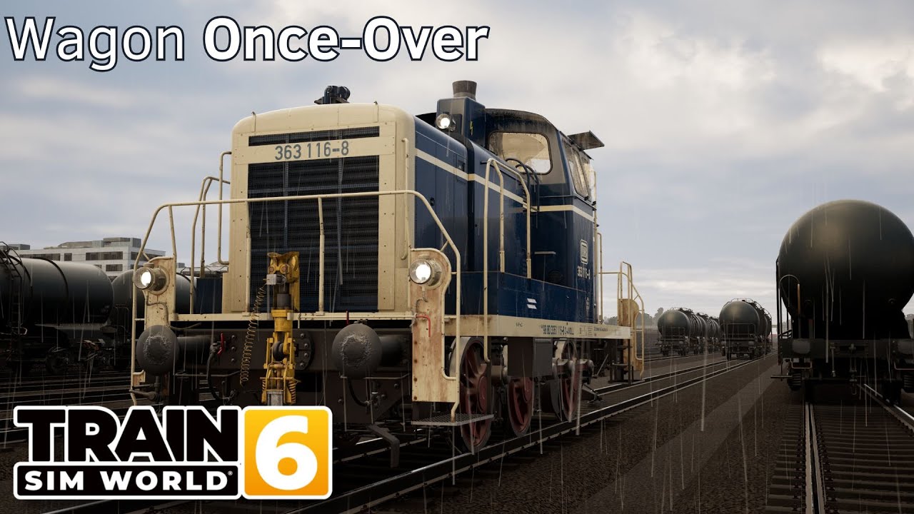 Wagon Once-Over - Bahnstrecke Leipzig - Dresden - BR 363 - Train Sim ...