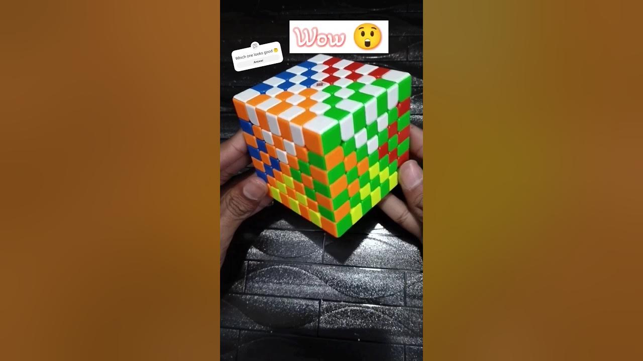 SuperFlip pattern from 3x3-7x7 Rubik's Cube #shortsfeed #shortsviral # ...