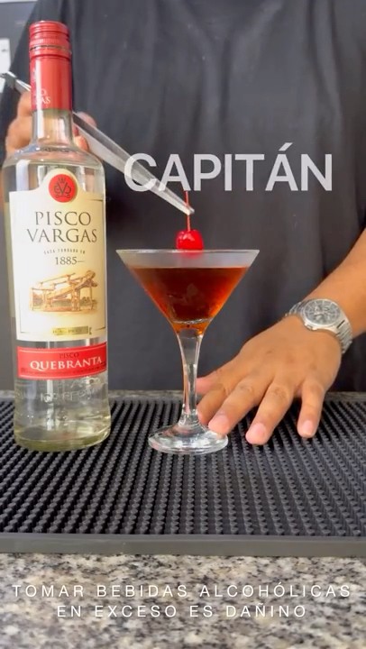 CÓCTEL CAPITAN. #cocktail #drink #shorts - YouTube