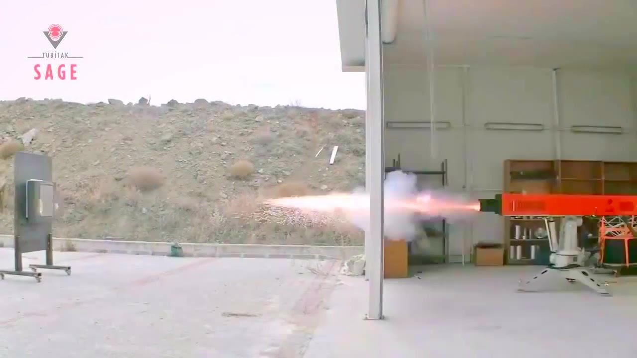 Tubitak Sage - Turkey Sapan Electromagnetic Railgun Testing [720p ...