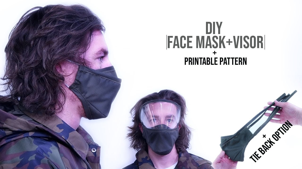 How to Make Fabric Face Mask - YouTube
