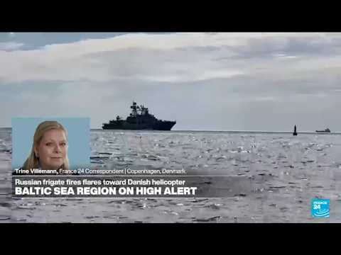 'Risk of catastrophic incident' as Denmark says Russian frigate fired flares at helicopter