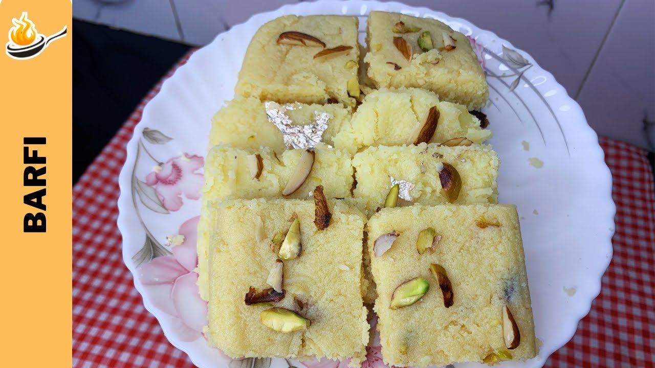 Barfi Recipe By Yummy and Sizzling | Barfi Banane Ka Tarika | Barfi ...