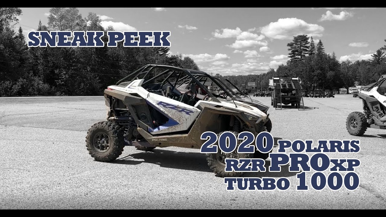 Sneak Peek - 2020 Polaris RZR PRO XP 1000 TURBO - YouTube