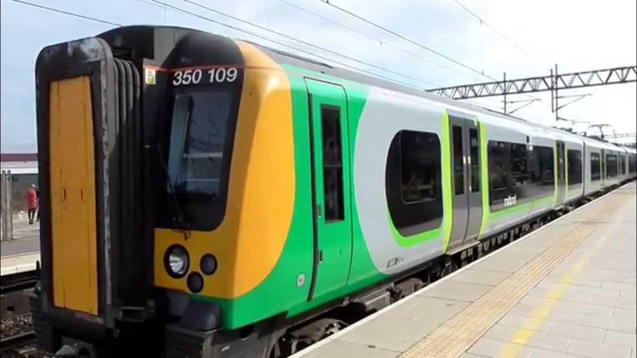 London Midland Class 350 Departing Watford Junction (11/10/15) - YouTube