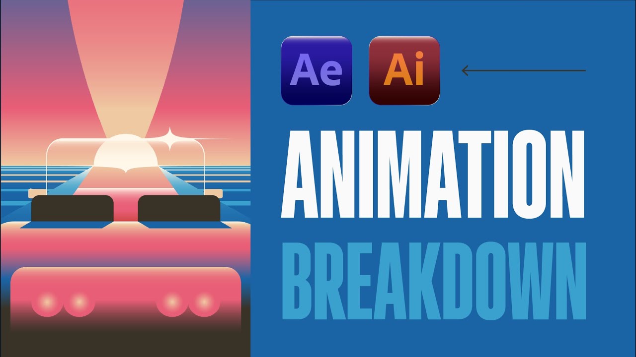 Satisfying Retro Animation Breakdown in After Effects #animation # ...