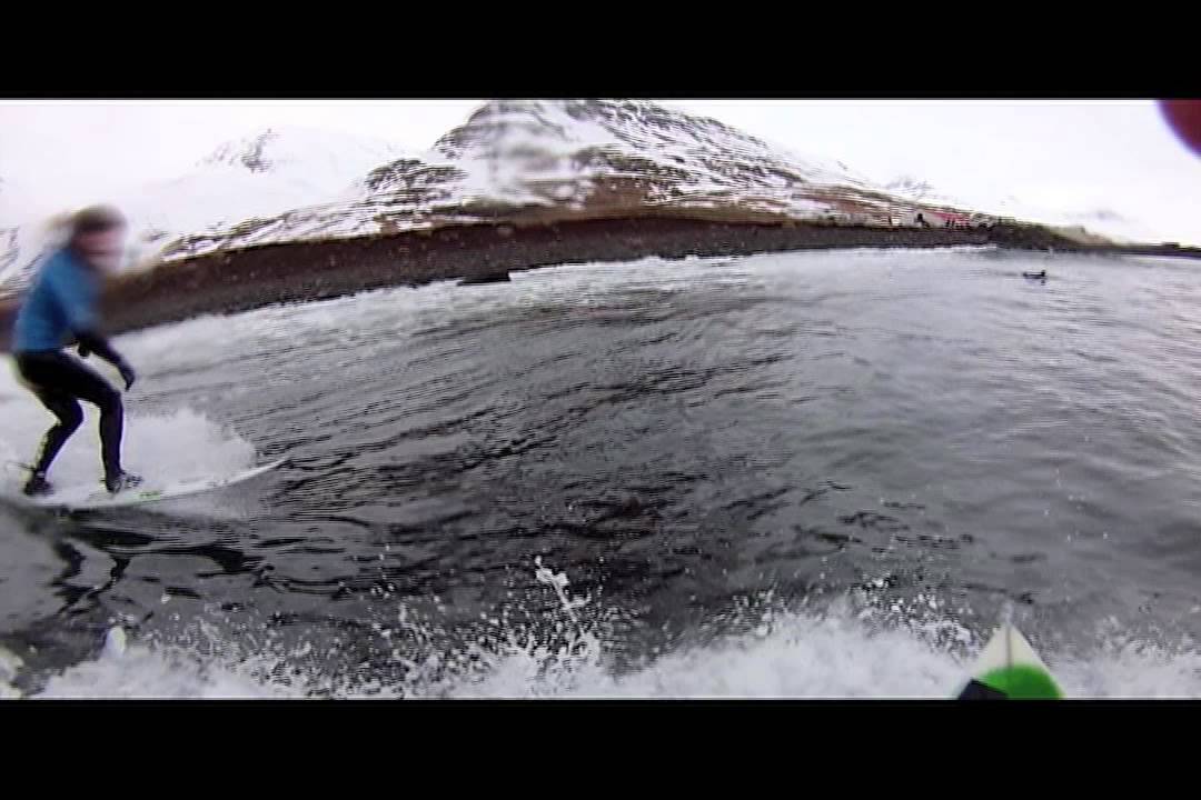 Surfing at Iceland.Nixon Surf Challenge - YouTube