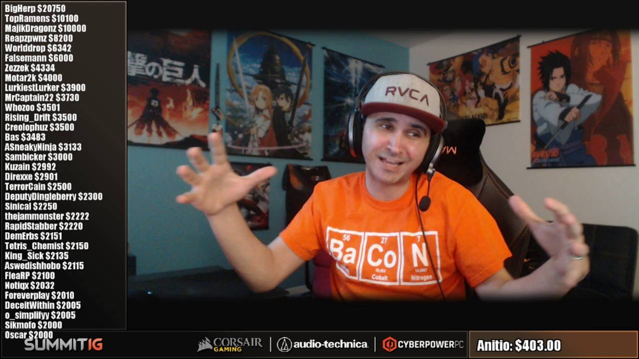 Summit1G FUNNY reaction after a donation! - YouTube