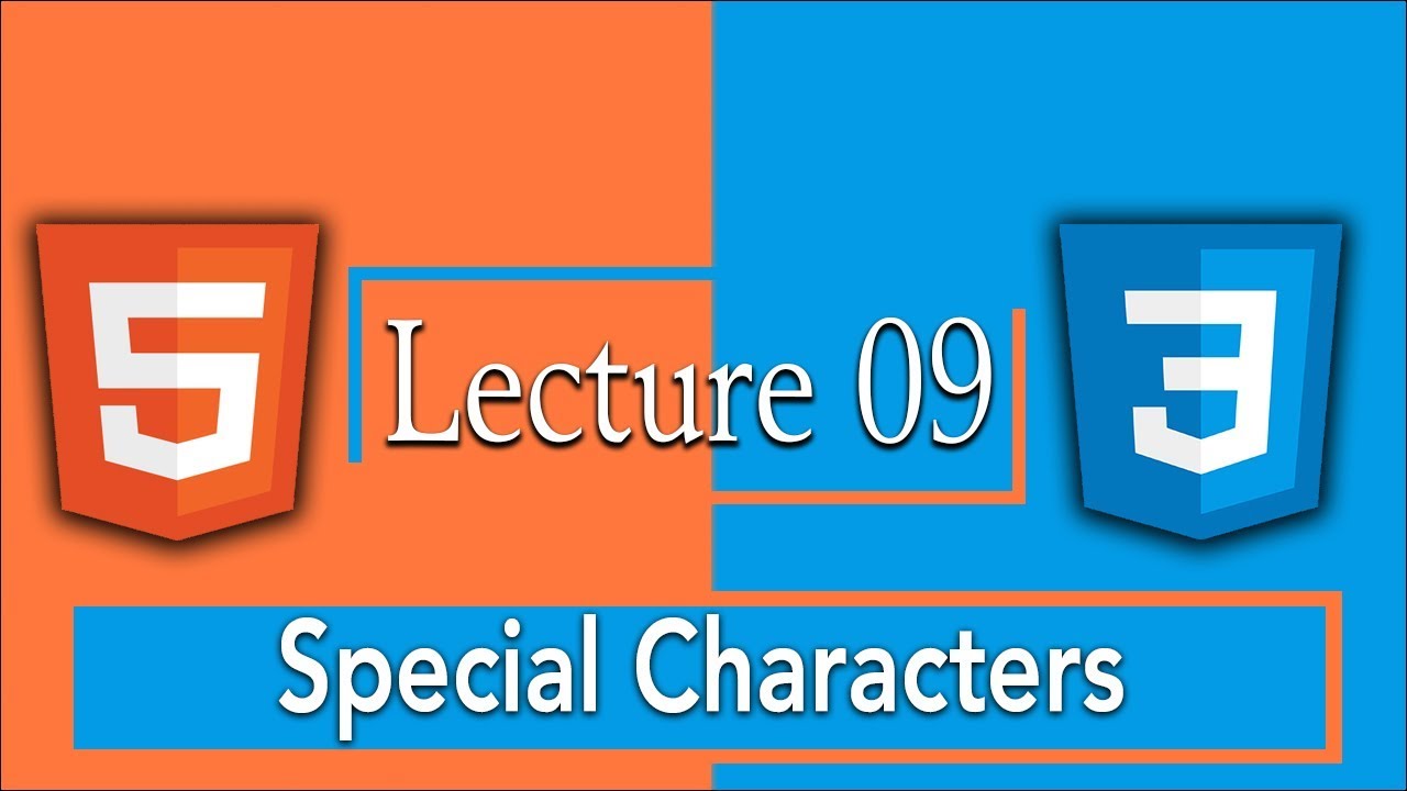 09 Special Characters In HTML5 HTML5 And CSS3 Complete Course For 09-special-characters-in-html5-html5-and-css3-complete-course-for