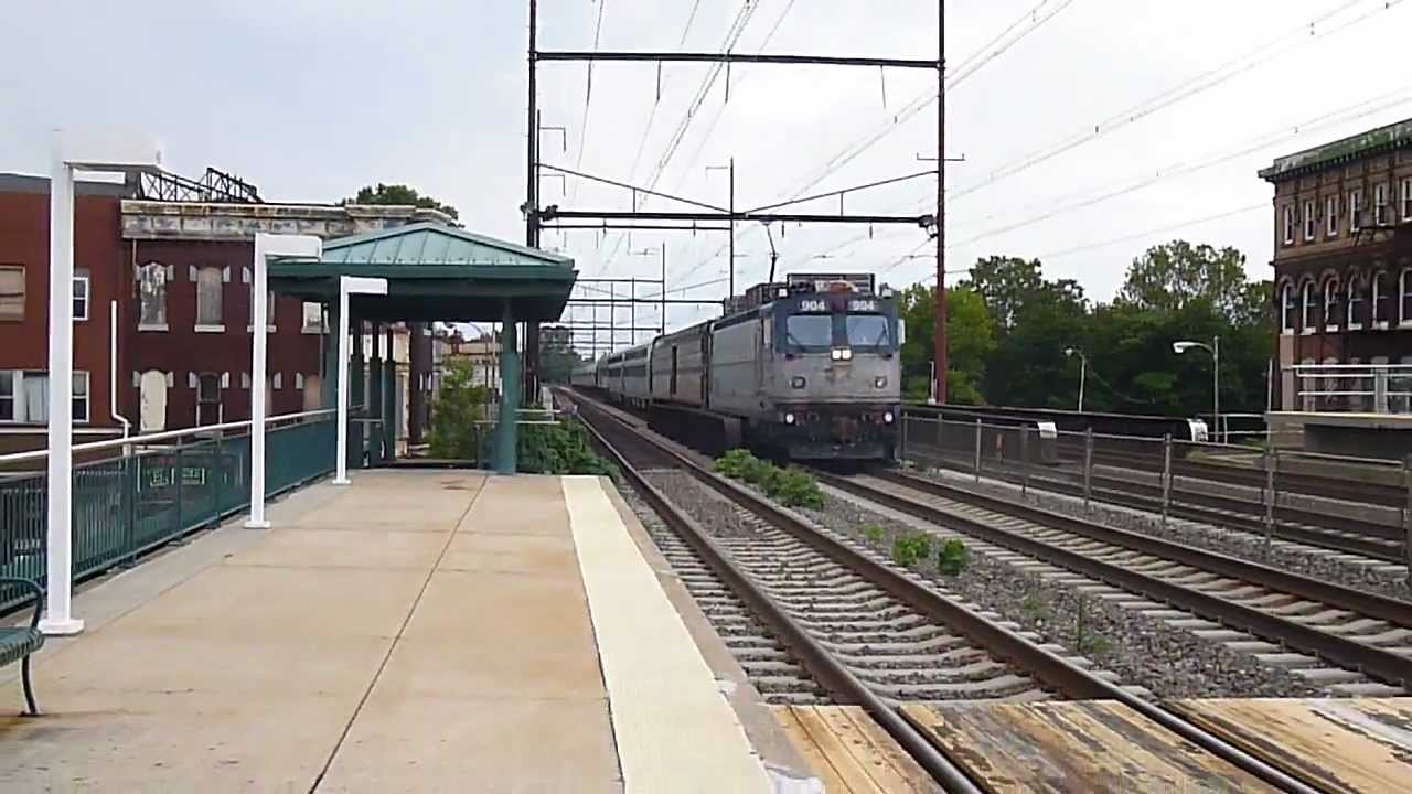 Amtrak Northeast Corridor bypassing Chester Station 8/19/12 - YouTube