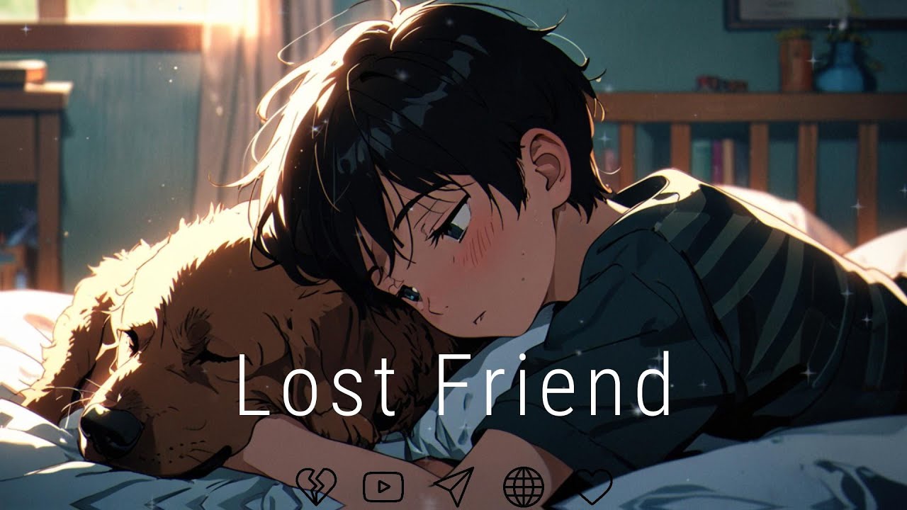 Lost Friend 💔 || Sad song 😥 || Alone lofi song 🎶 #amv #nightcore #sad # ...