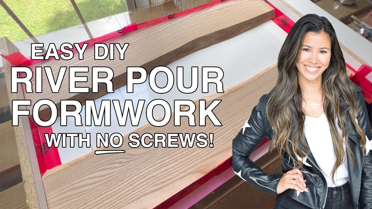 Easy DIY River Pour Formwork with NO Screws! - YouTube