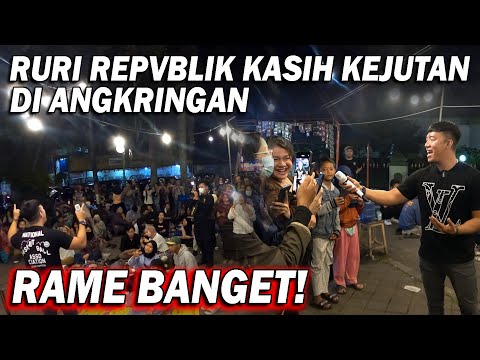 LEPAS PENYAMARAN.. PENGUNJUNG ANGKRINGAN LANGSUNG HEBOH⁉️
