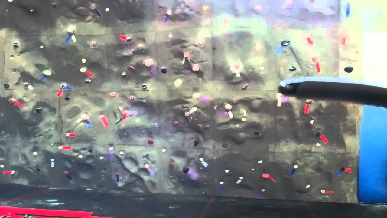 Ft Riley climbing gym & bouldering wall - YouTube