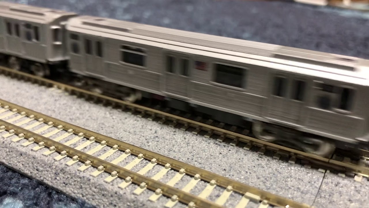 NYC Subway car model train DCC sound - YouTube