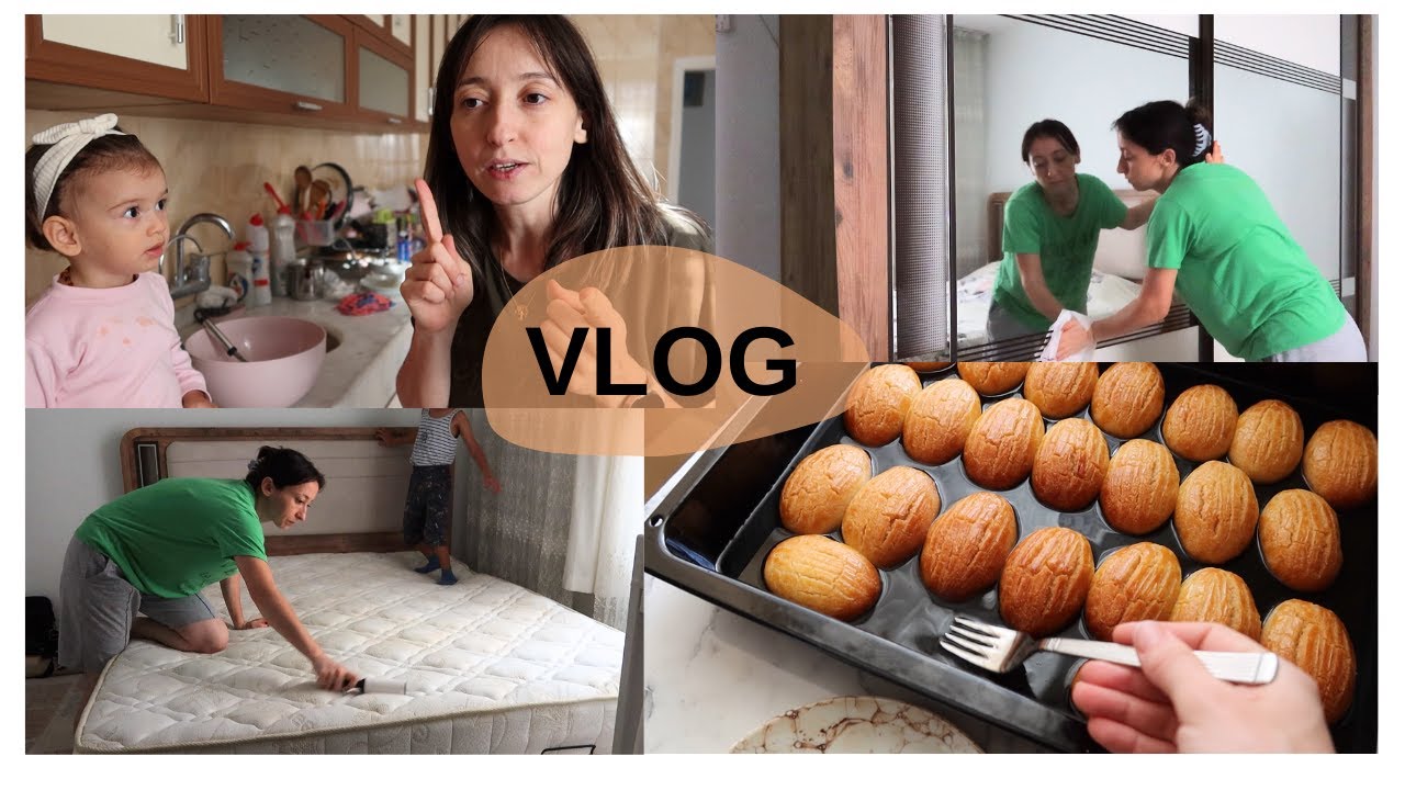 SABAH RUTİNİM / YATAK ODASI TEMİZLİĞİ / TAM ÖLÇÜLÜ ŞEKERPARE / TEZGAHTA ...