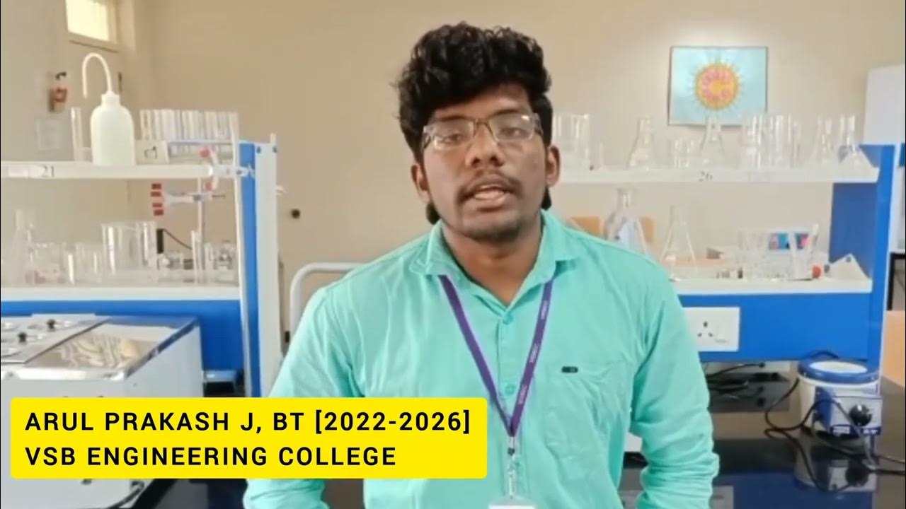 Students Opinion about VSB Engineering College - YouTube