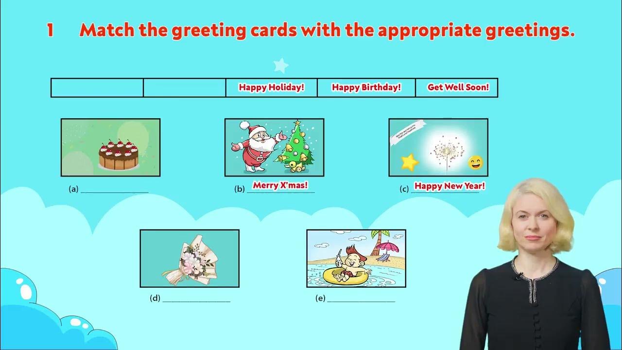 Grade 6 Lesson 3 Greetings from Special Events, Vocabulary P 1 - YouTube