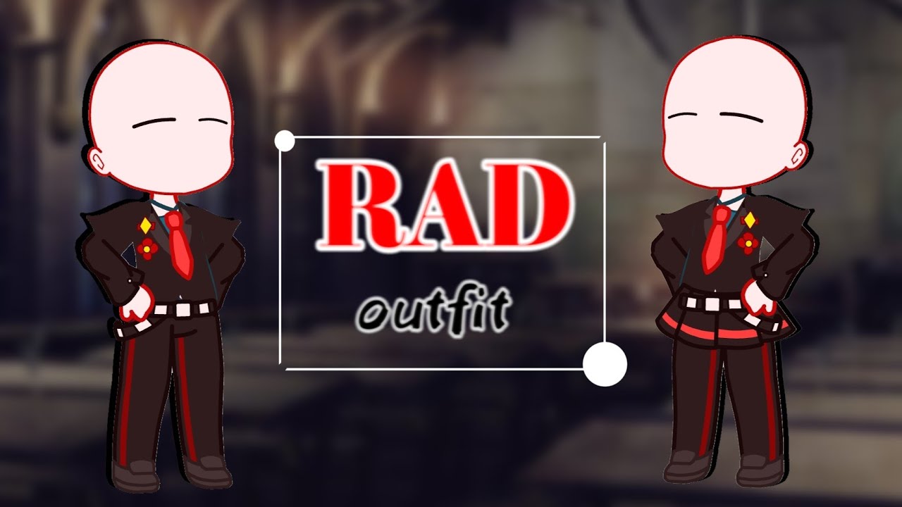 ໋𐑺᮫֗🎮 How to make a RAD uniform in Gacha Club ֪͛݁ ଳ - YouTube