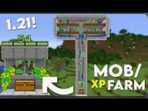 Minecraft: EASY MOB XP FARM TUTORIAL! 1.21 (Without Mob Spawner) - YouTube
