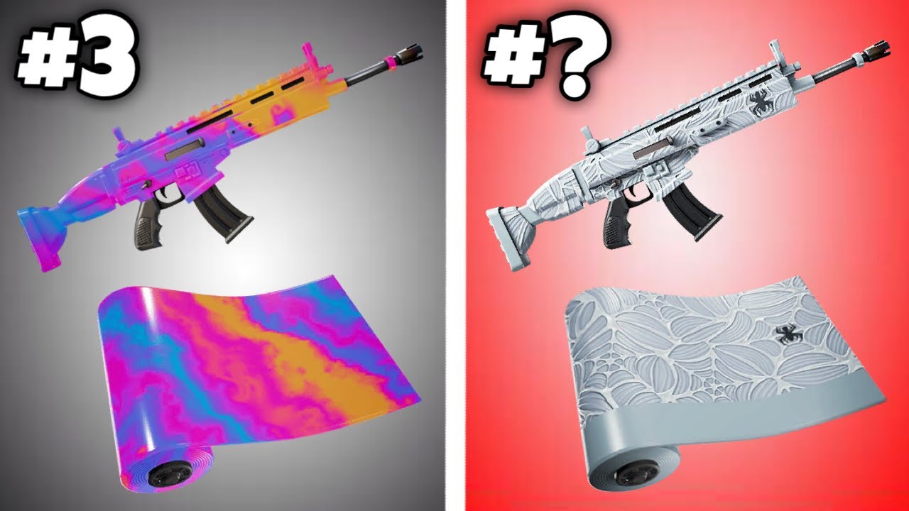 The *BEST* Weapon Wraps in Fortnite! - YouTube