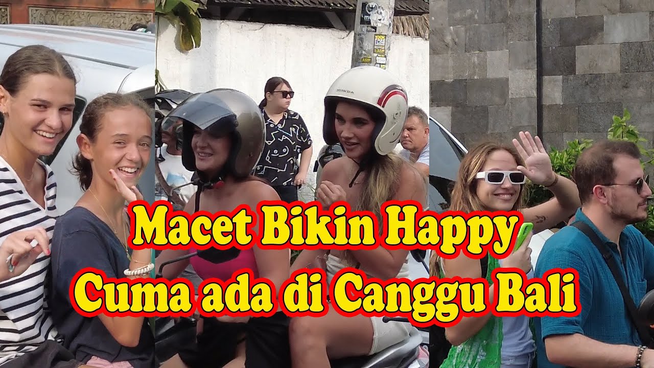 Memantau Kampung Bule Kena Macet Canggu Bali - YouTube