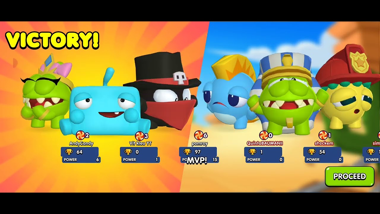 OM NOM KNOCKOUT! Клон Brawl Stars про АМ НЯМА ОТ zeptolab! Обзор - YouTube