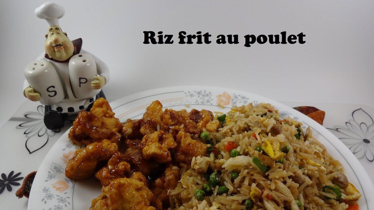Riz frit au poulet - YouTube