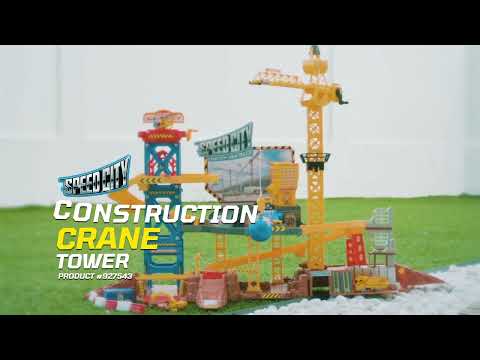 Speed City Construction Tower Crane Set