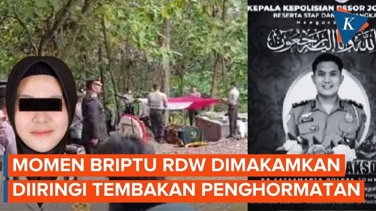Tembakan Penghormatan Iringi Pemakaman Briptu RDW yang Dibakar Istri ...