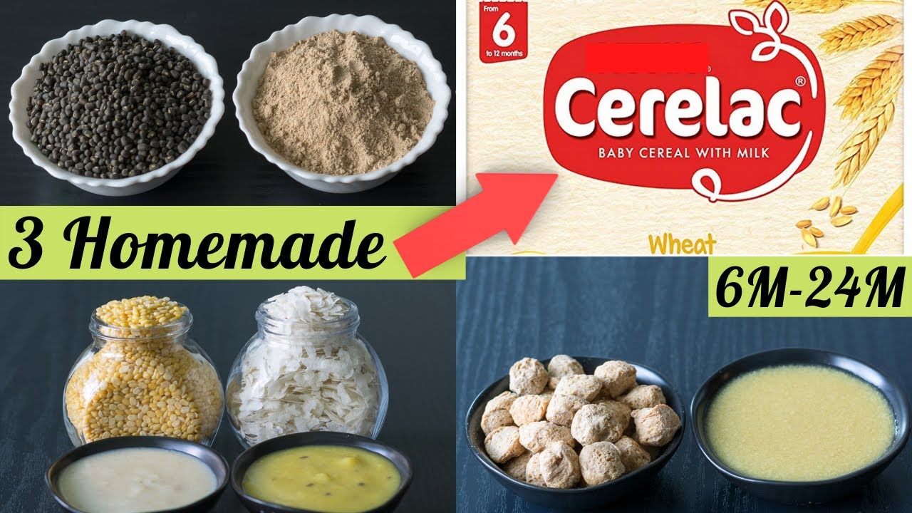 3 Homemade Cerelac for 6 to 24 Month Babies | Healthy Instant Cereals ...